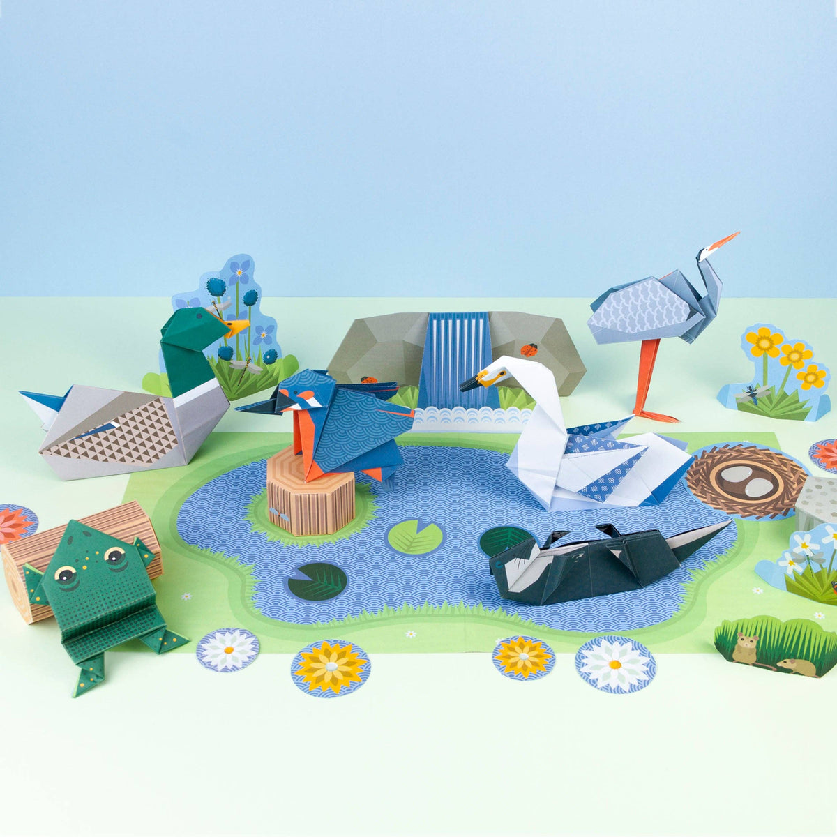 Wetland Wildlife Origami Craft Kit – Mind Online Store