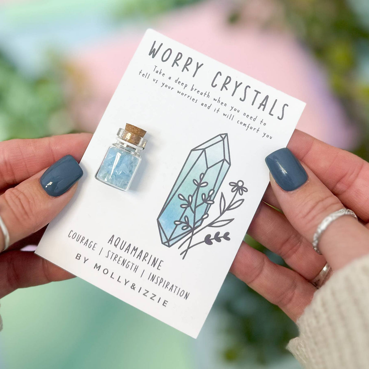 Mini Crystal Chip Jar – Thoughtful Wellbeing Gift on A7 Card – Mind ...